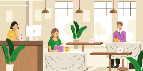 How do you plan to implement the post-COVID-19 lockdown requirements of less than 50% Occupancy ...